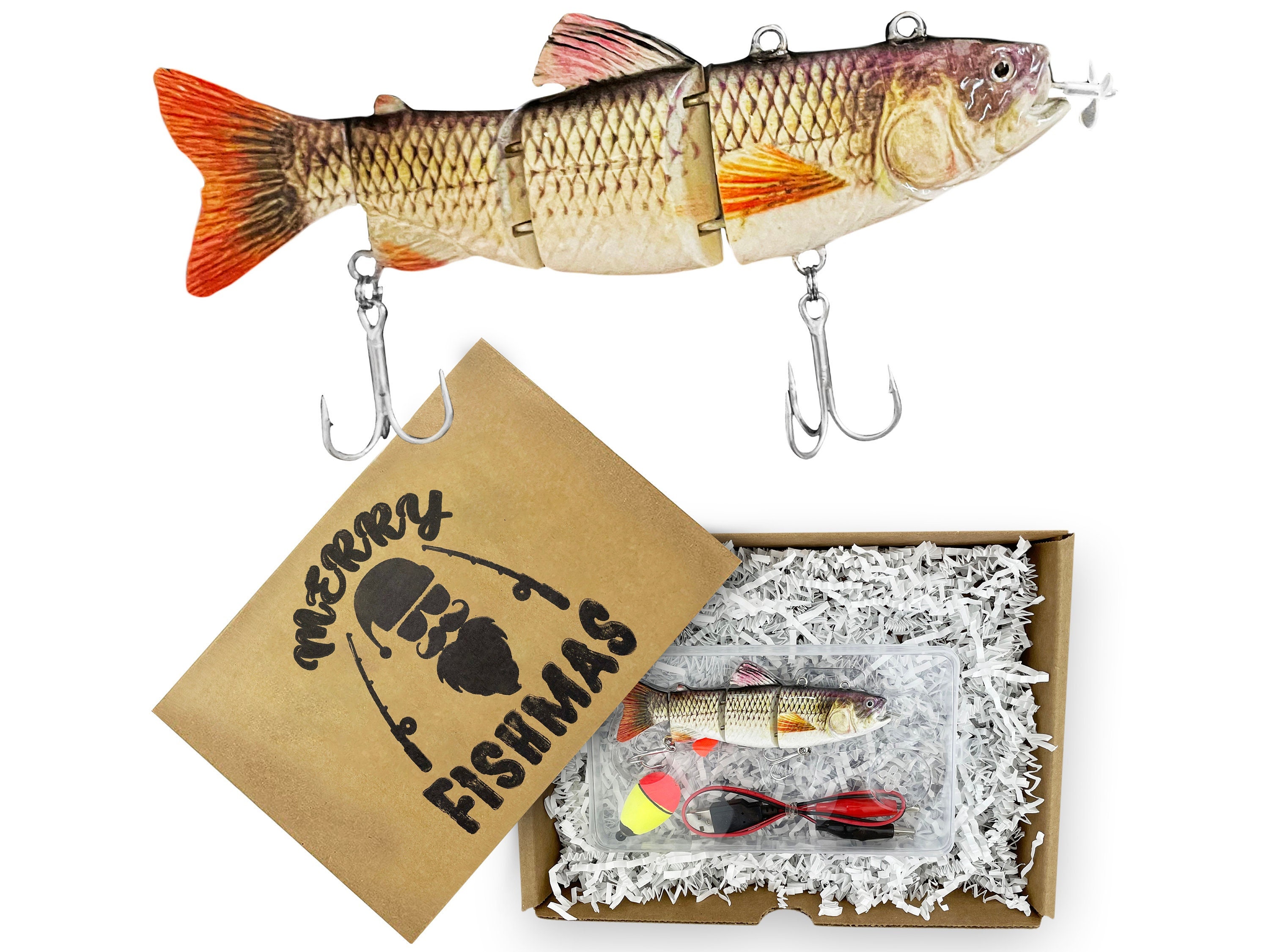 Fishing Gift Papa Electronic Robotic Lure Personalized | Etsy