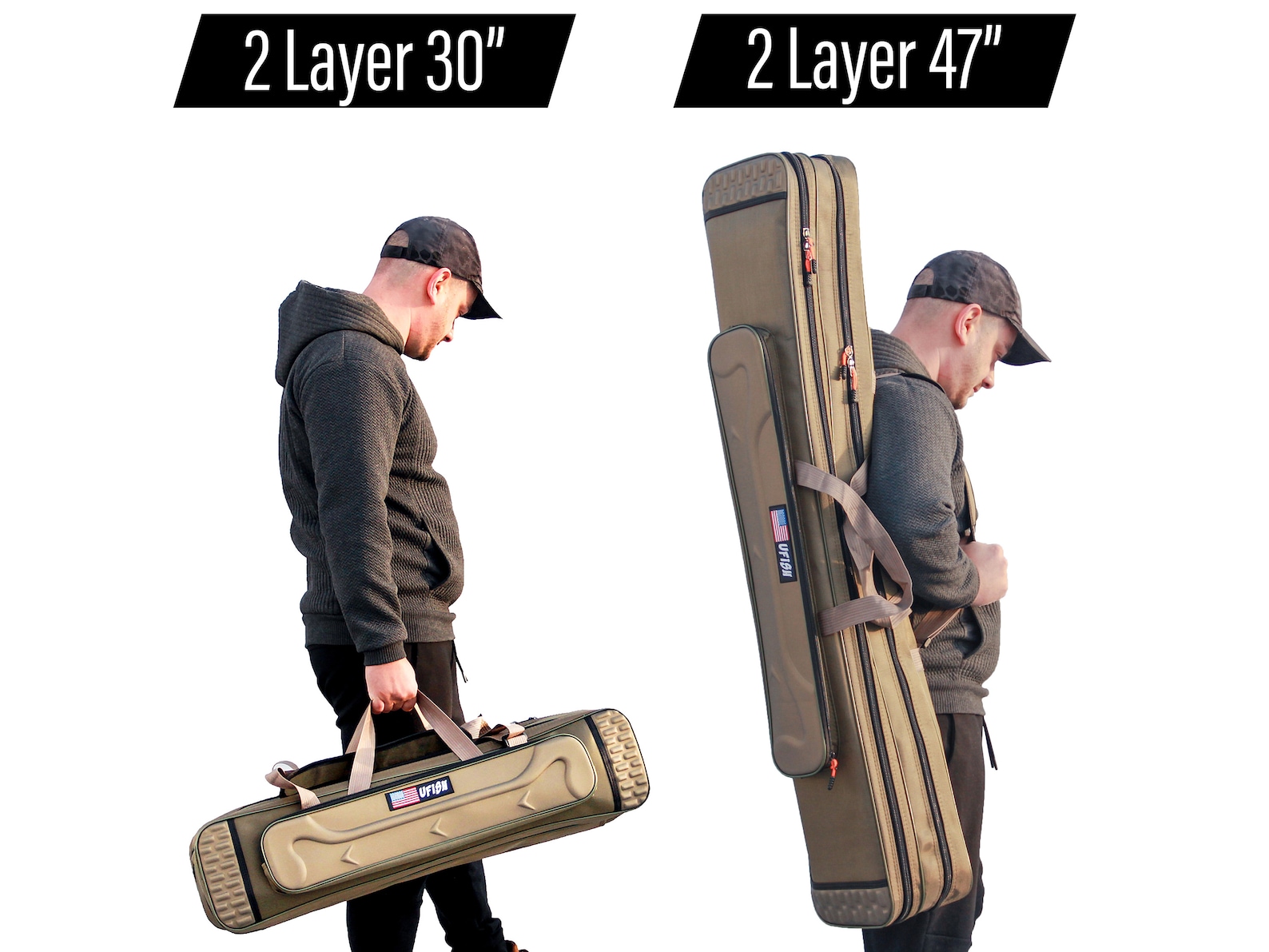 Fishing Rod Bag | Pole Travel Case | Fathers Day Gift | Gift for Dad ...