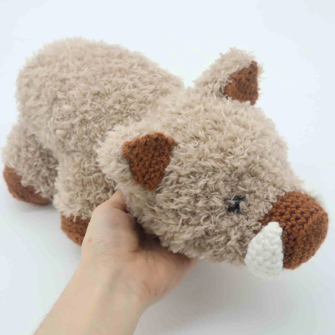 Boar Fuzzy Amigurumi Wild Pig Crochet Pattern - PDF Digital File ...