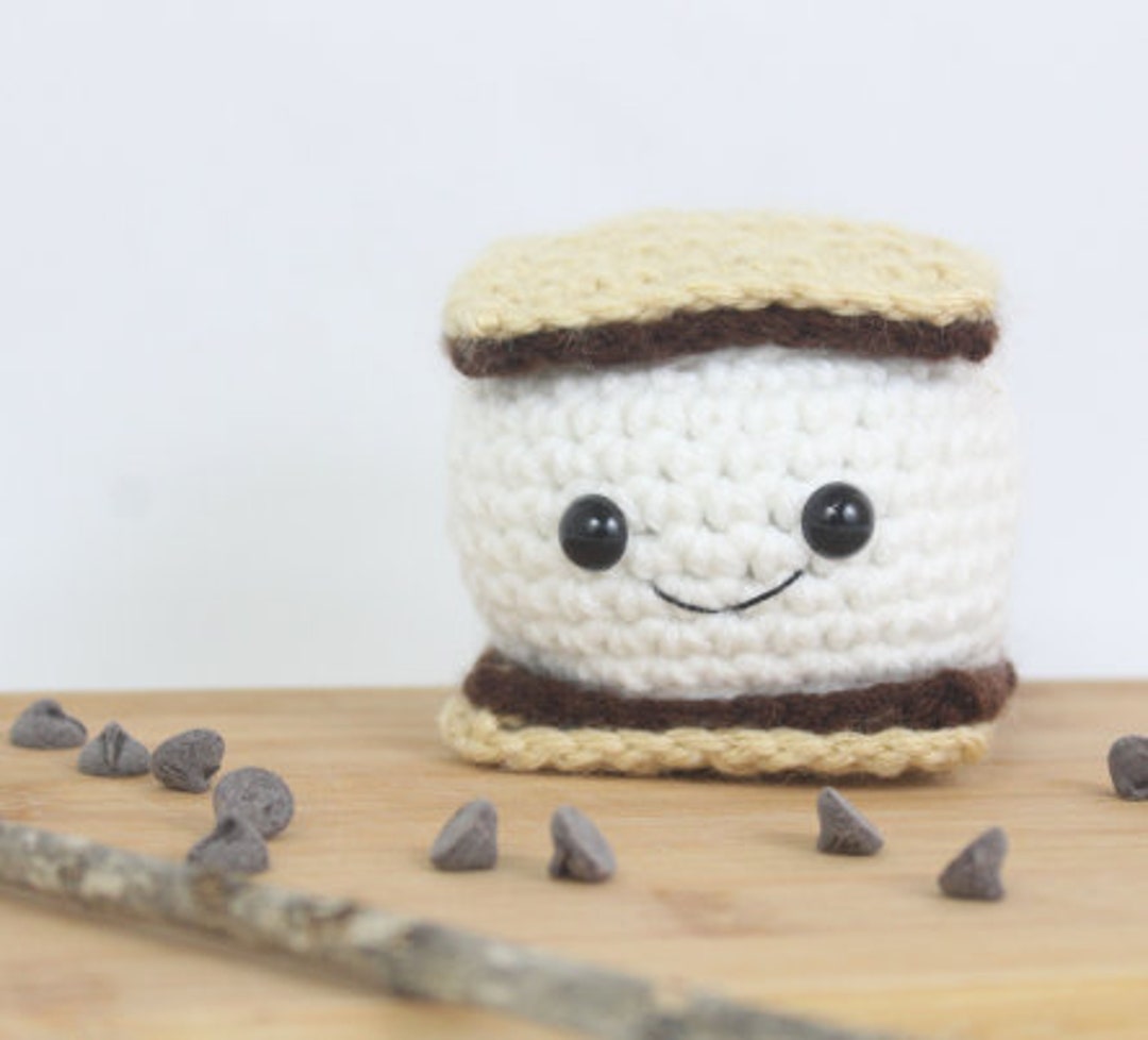 Smore Amigurumi Summer Food Crochet Pattern - PDF Digital File Tutorial ...