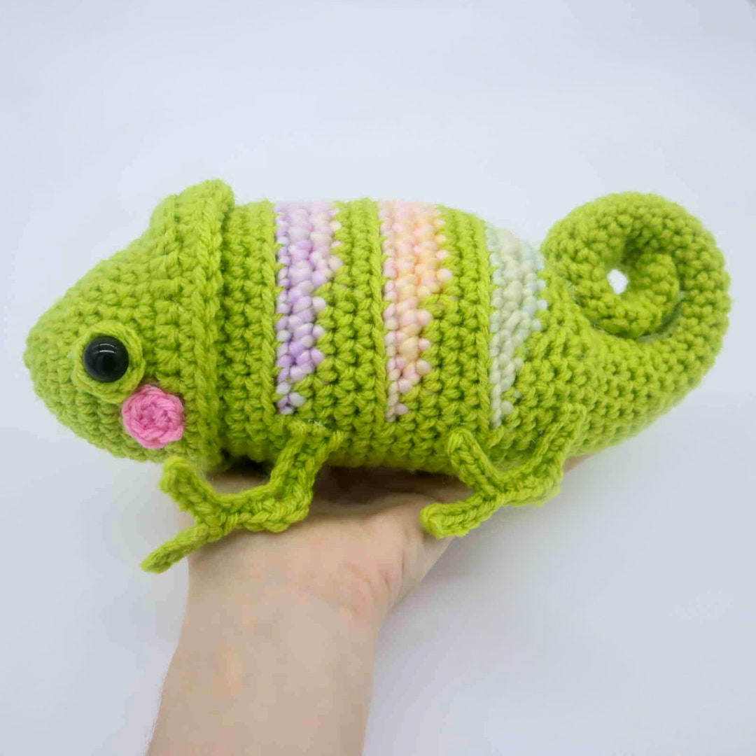 Chameleon Reptile Amigurumi Crochet Pattern - PDF Digital File Tutorial ...