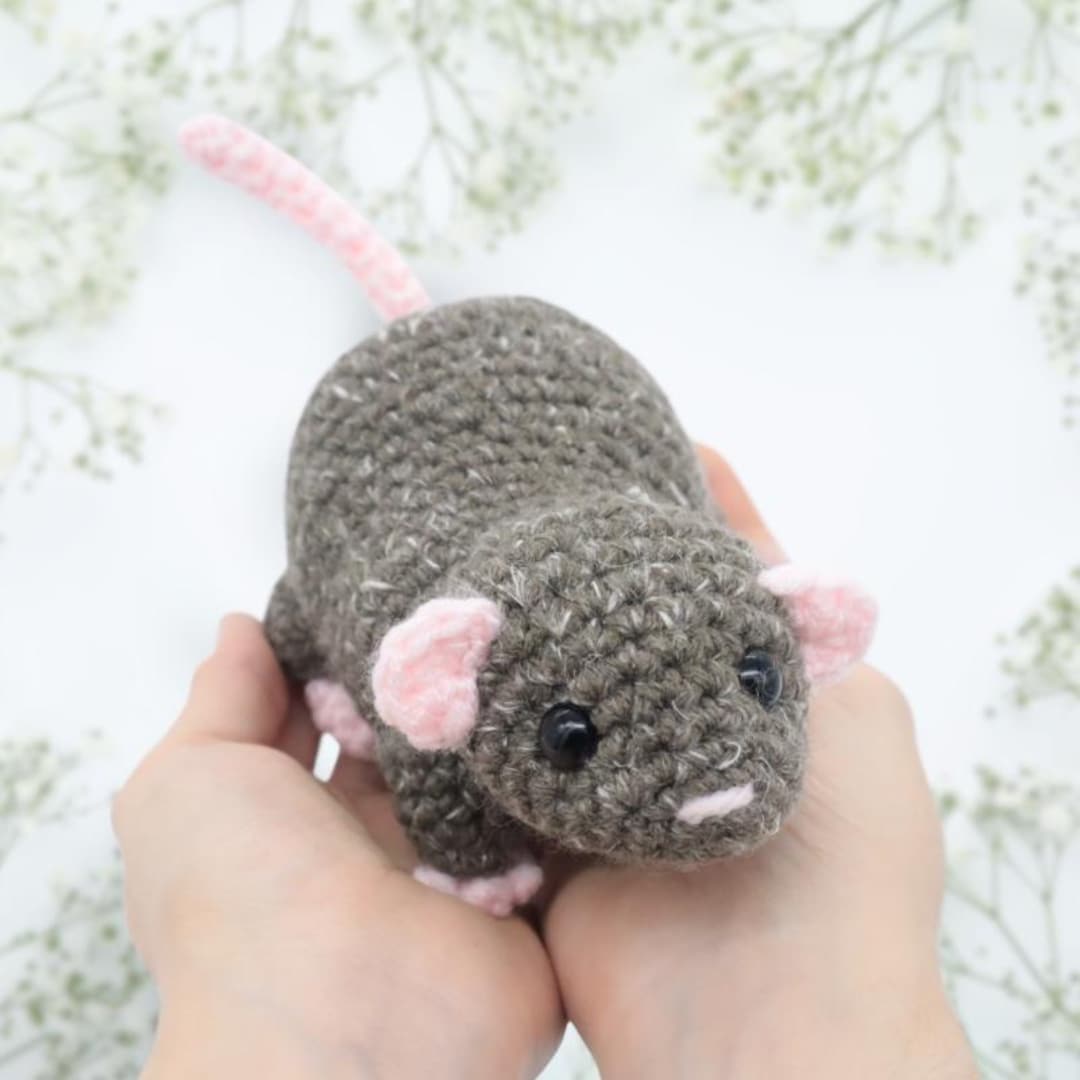 Rat Amigurumi Mouse Crochet Pattern - PDF Digital File Tutorial - Etsy