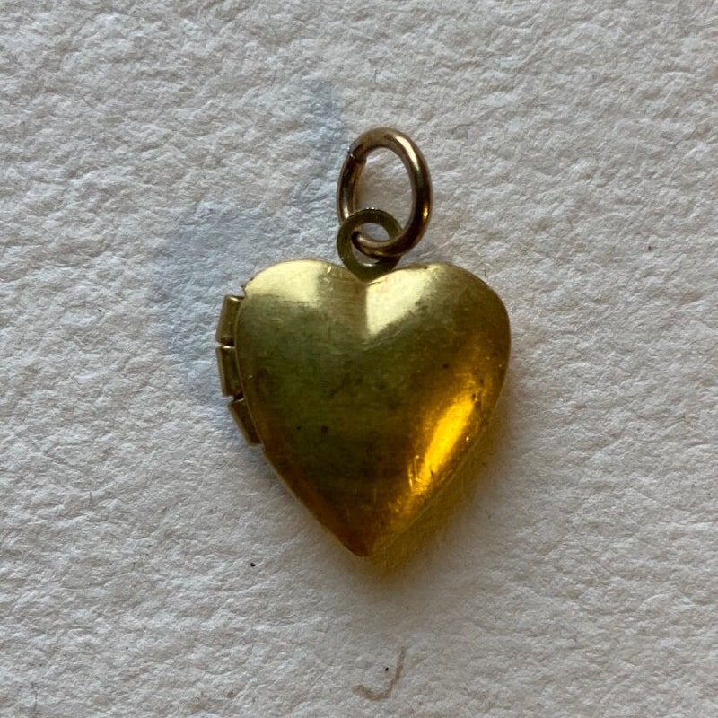 Antique Brass Locket - Etsy