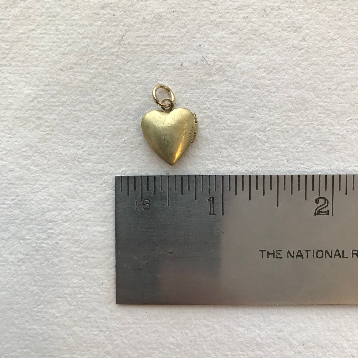 Vintage Brass Locket Heart With Floral Design 1.2cm X - Etsy