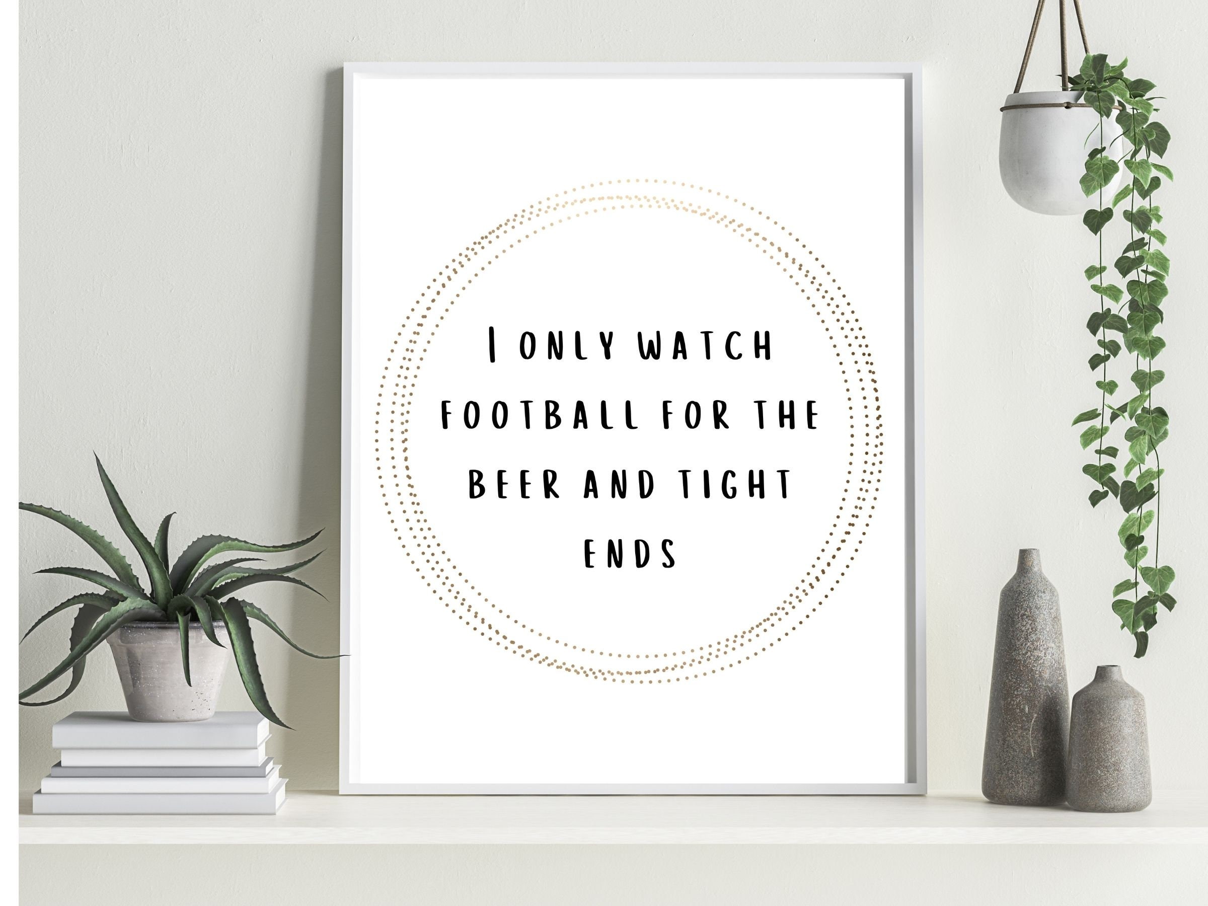 Funny Football Decor - Printable Instant Decor Gift - Etsy