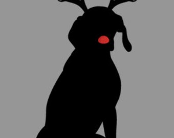 German Shorthaired Pointer GSP Clipart - Reindeer Antlers - Etsy