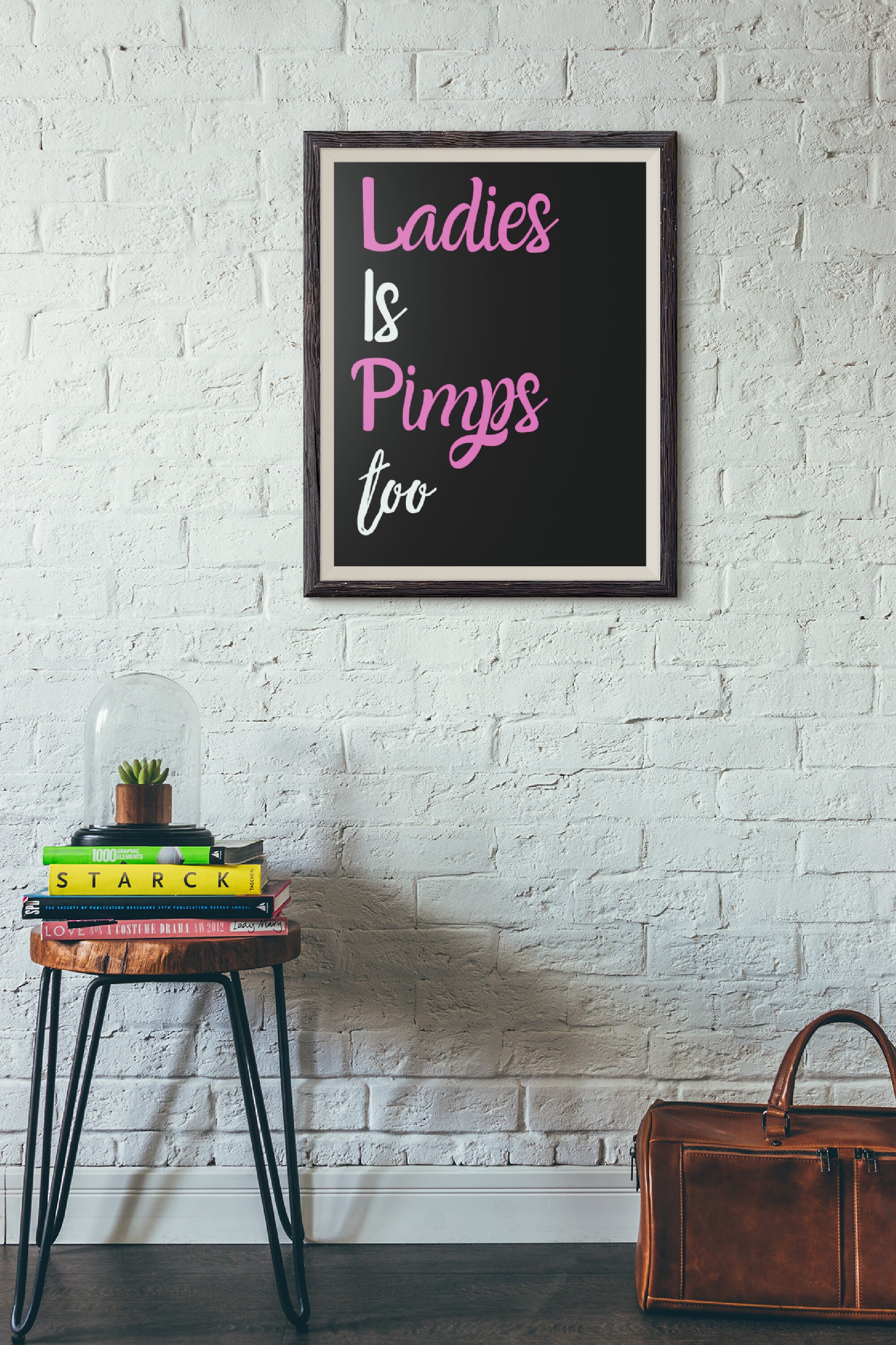 Ladies is Pimps Too Hip Hop Printable Wall Art Decor Hip - Etsy