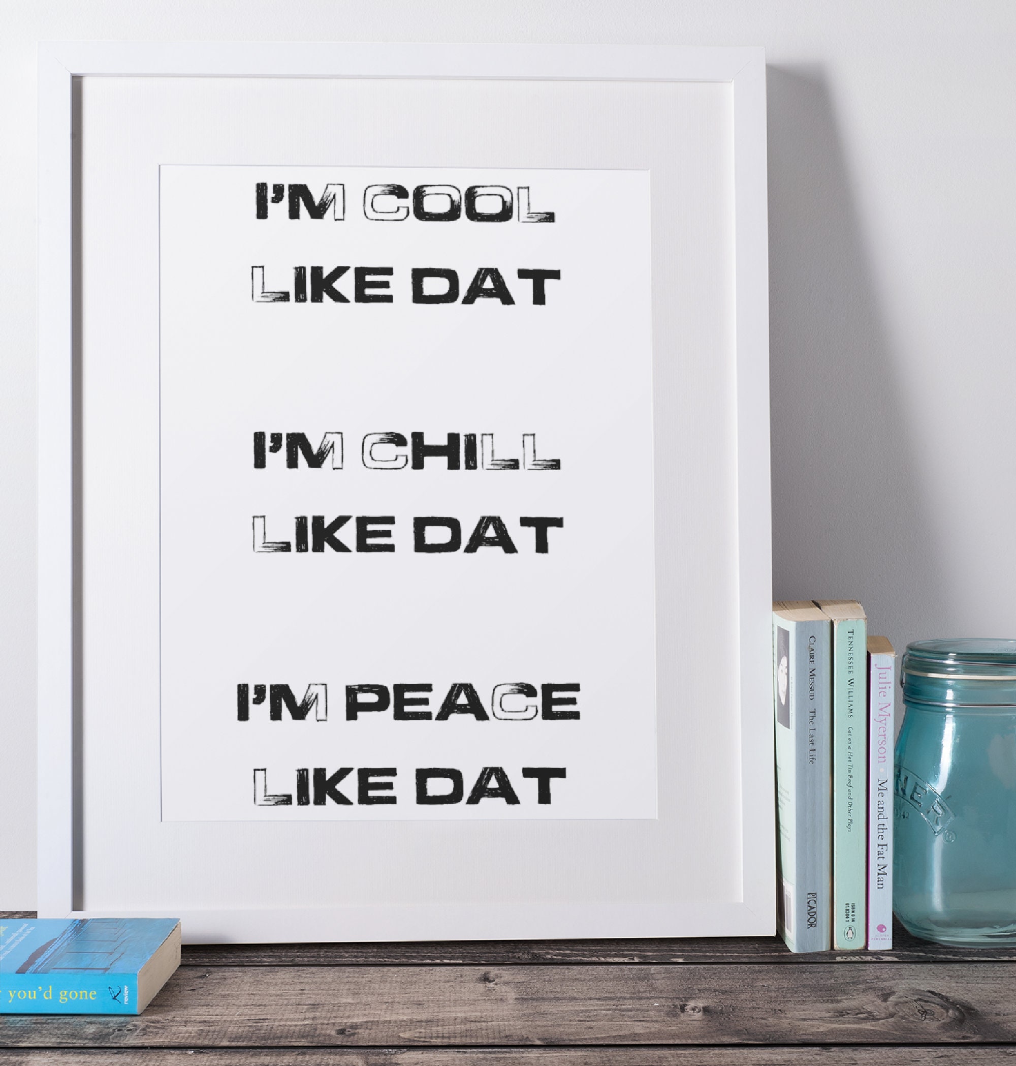 Digable Planets I'm Cool Like Dat Hip Hop Printable Wall Art Decor Hip ...