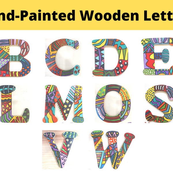 Wooden Letters - Etsy