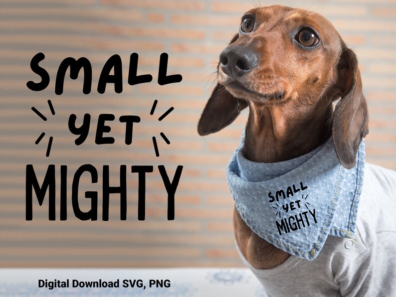 Buy Small yet Mighty SVG + PNG Cricut Cutout Digital Download Online in ...