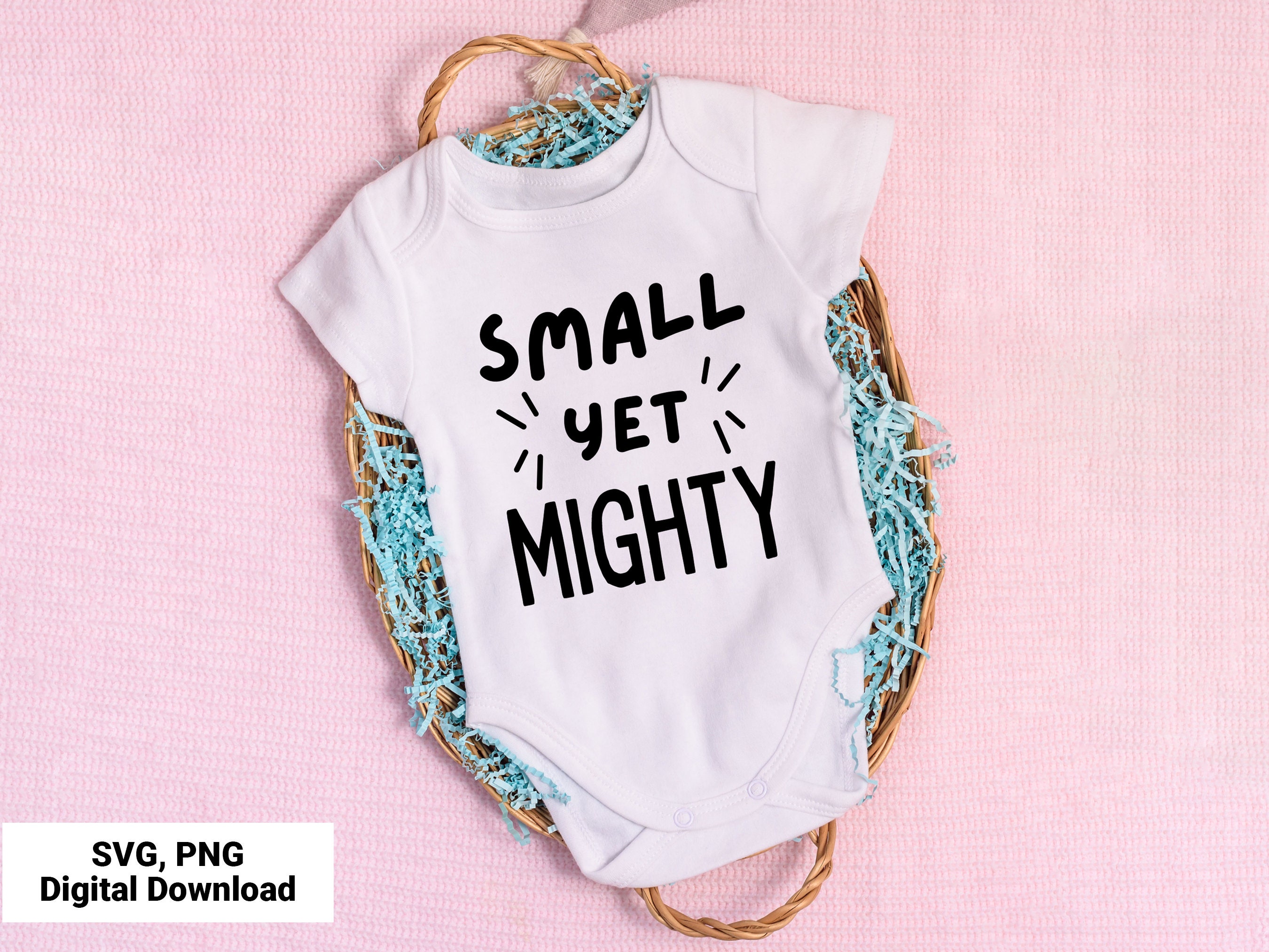 Small yet Mighty SVG + PNG Cricut Cutout Digital Download - Etsy