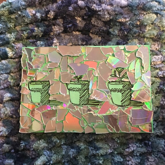 Growing Plant Mosaic | Etsy