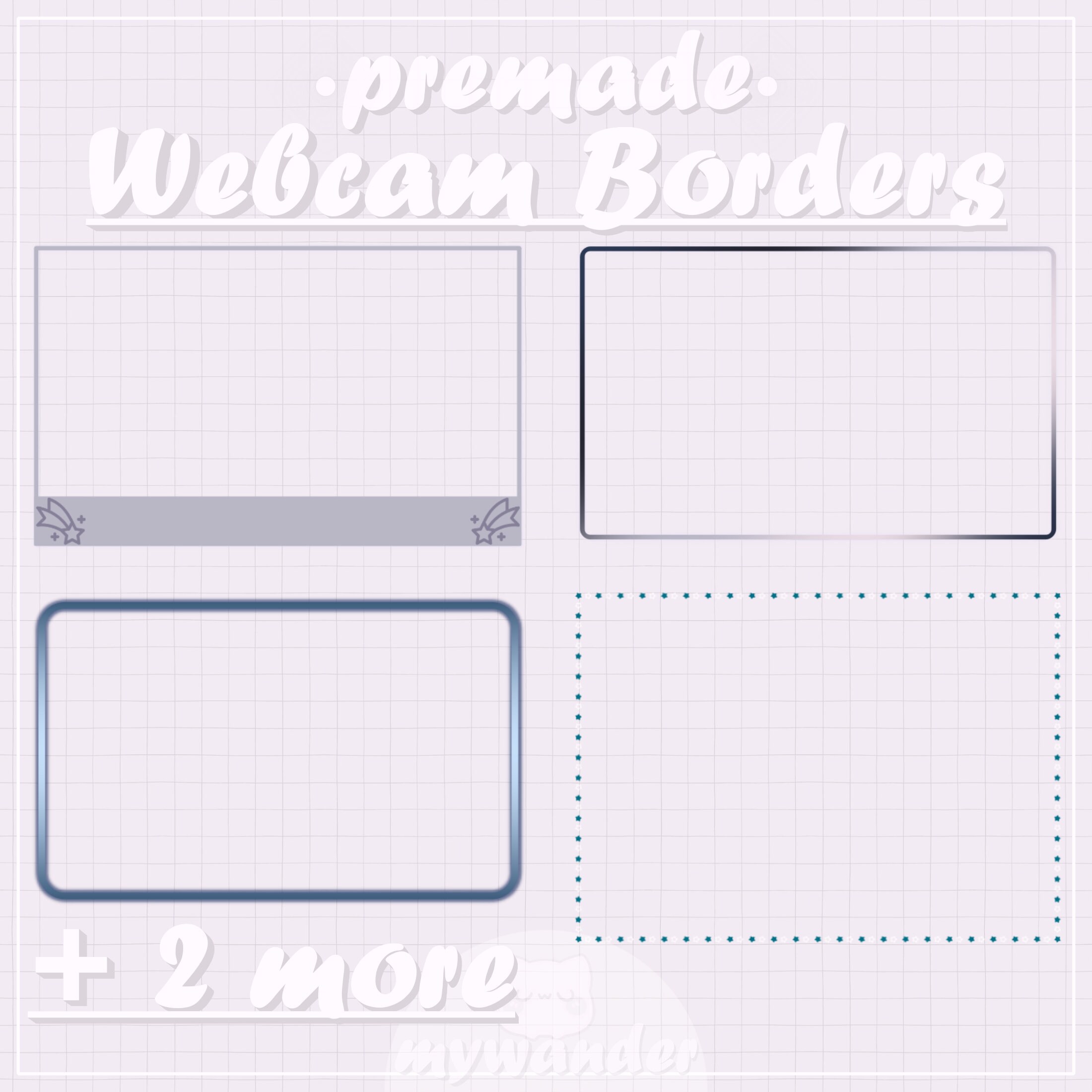 Sleepy Moon Twitch Overlay Package - Etsy