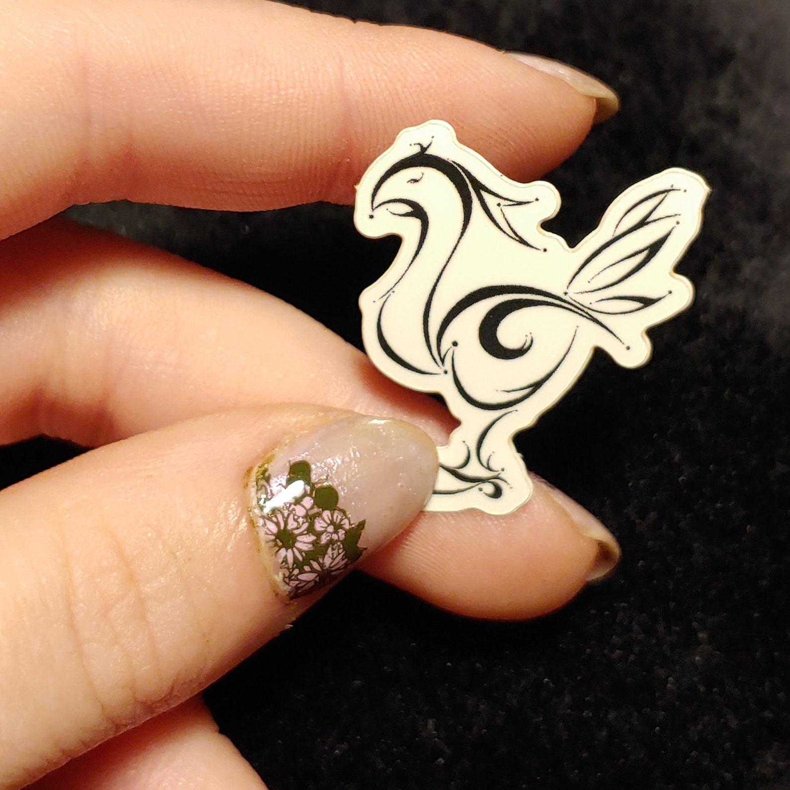 Red Chocobo Mini Pin | Etsy