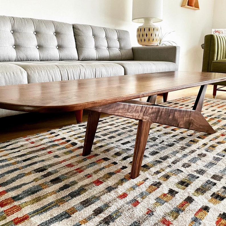 Walnut Coffee Table - Etsy