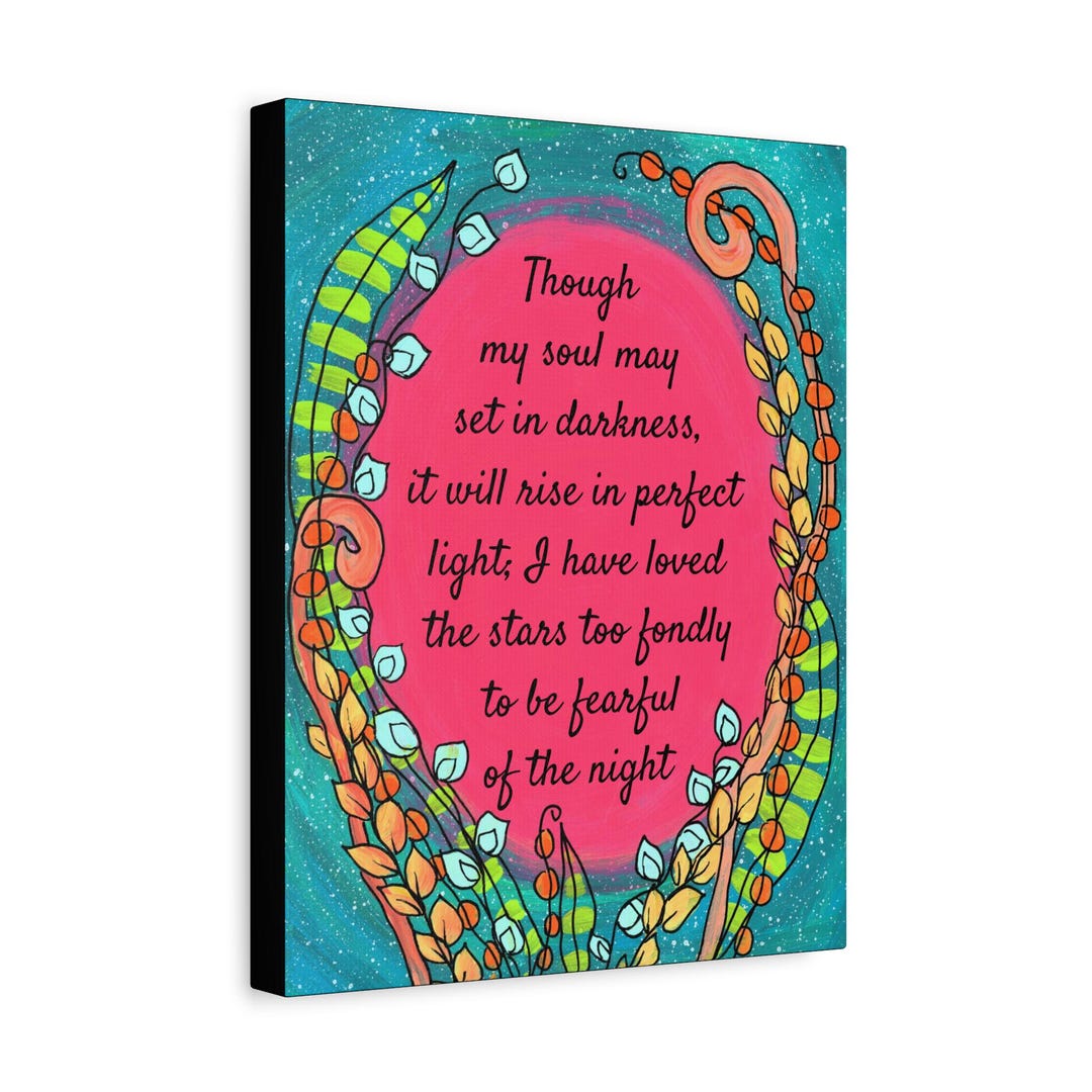 The Old Astromoner "my Soul Set in Darkness" Sarah Williams Poem Canvas ...