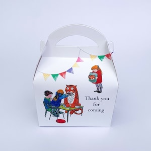 The Tiger Who Came to Tea Childrens Personalised Party Box Gift Bag ...