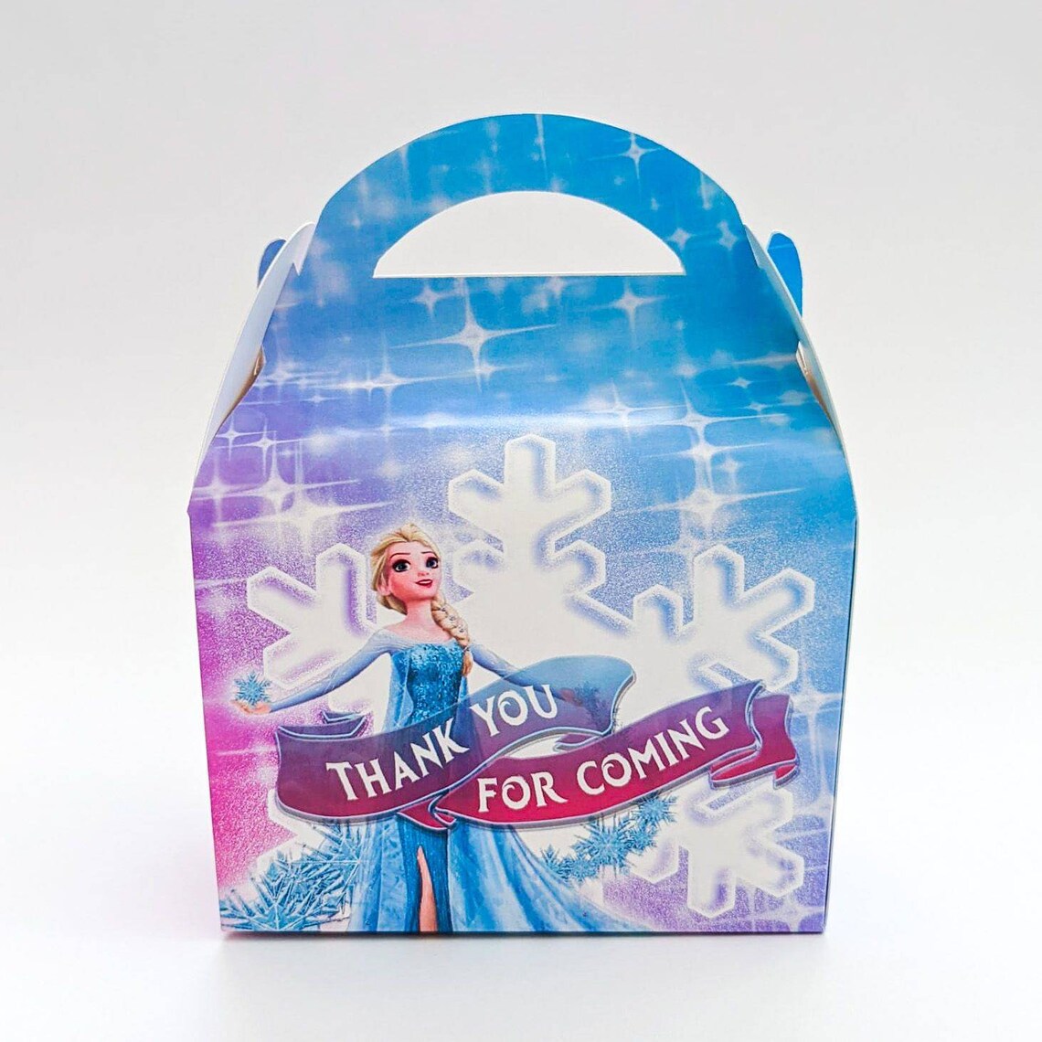 Frozen Childrens Party Box Gift Bag Favour | Etsy