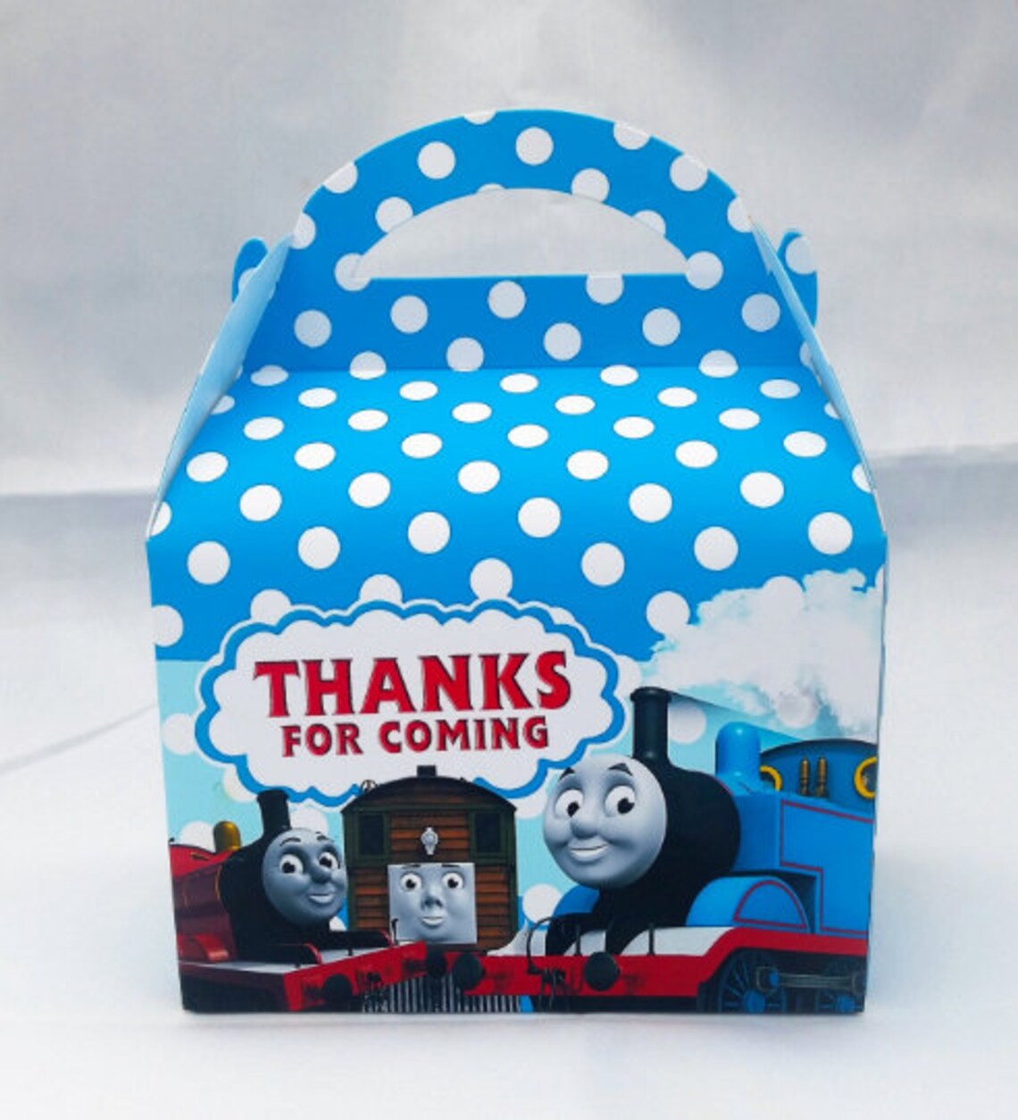 Thomas Tank Engine Childrens Party Box Gift Bag Favour | Etsy
