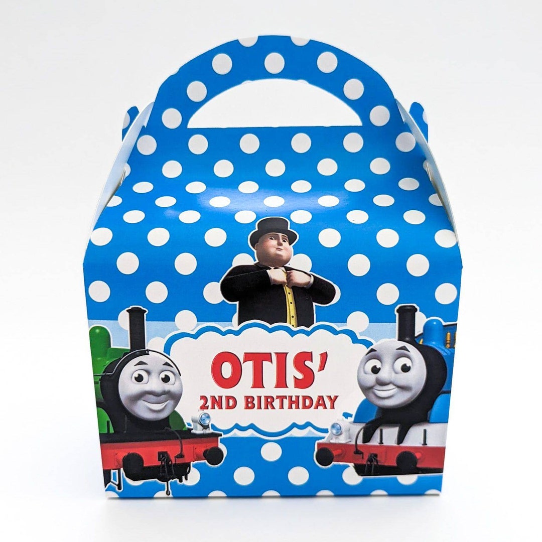 Thomas Tank Engine Childrens Party Box Gift Bag Favour - Etsy