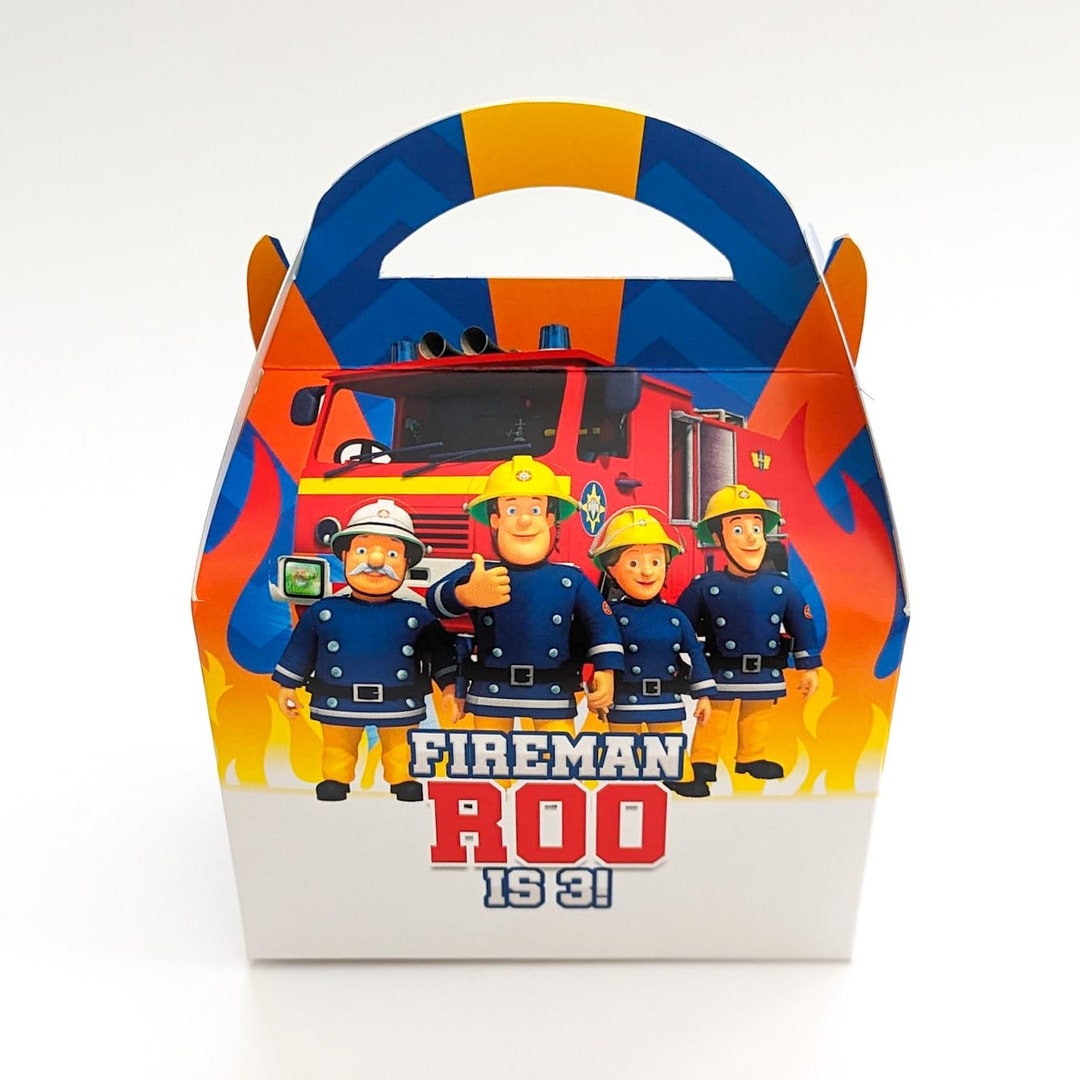 Fireman Sam Childrens Party Box Gift Bag Favour - Etsy