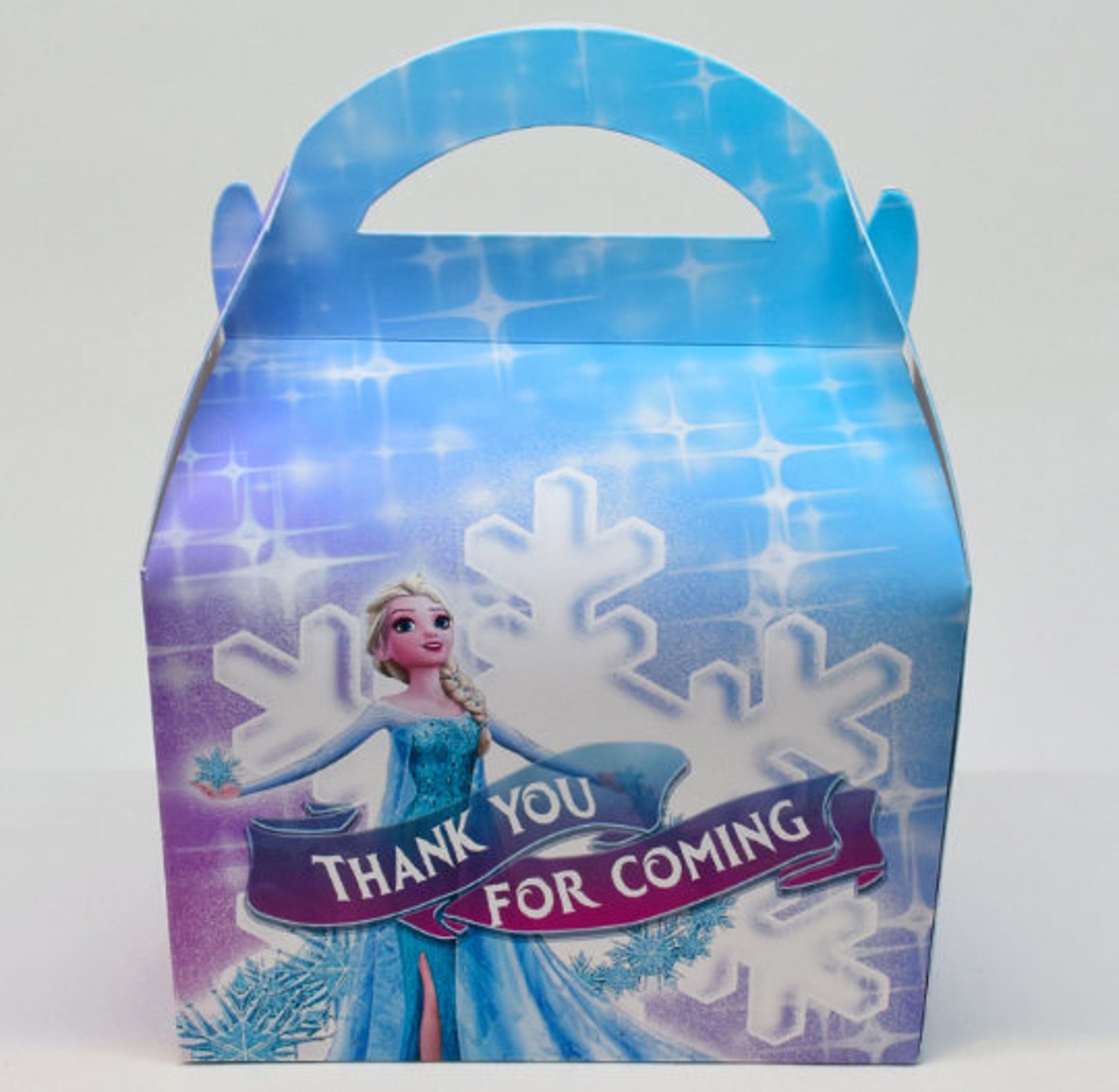 Frozen Childrens Party Box Gift Bag Favour | Etsy