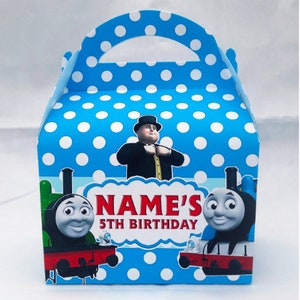 Thomas Tank Engine Childrens Party Box Gift Bag Favour | Etsy