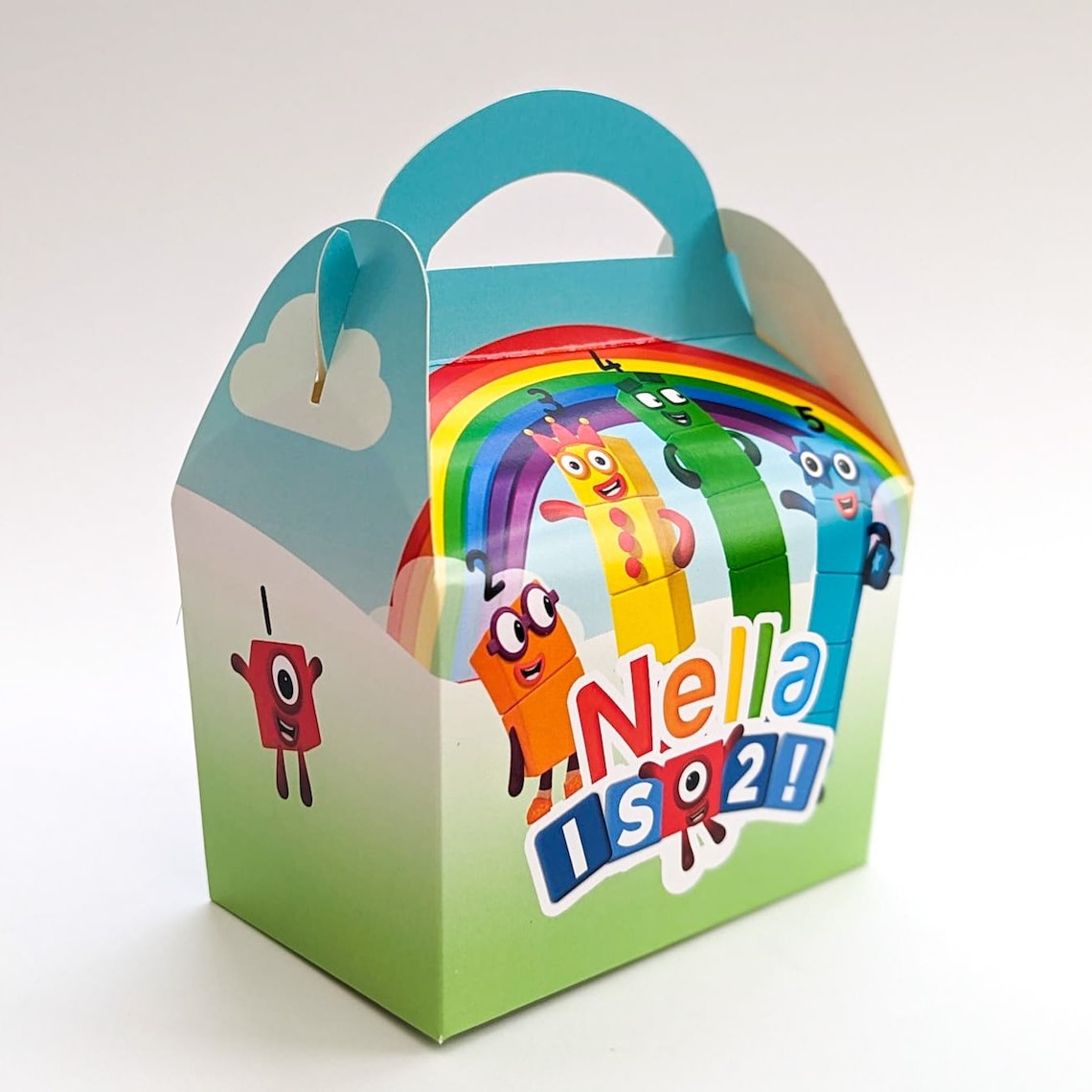 Numberblocks Childrens Party Box Gift Bag Favour - Etsy UK