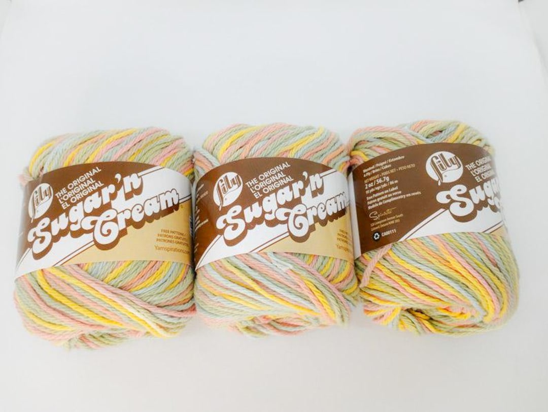 3 Skeins Butter Cream Ombre Lily Sugar N Cream Yarns - Etsy