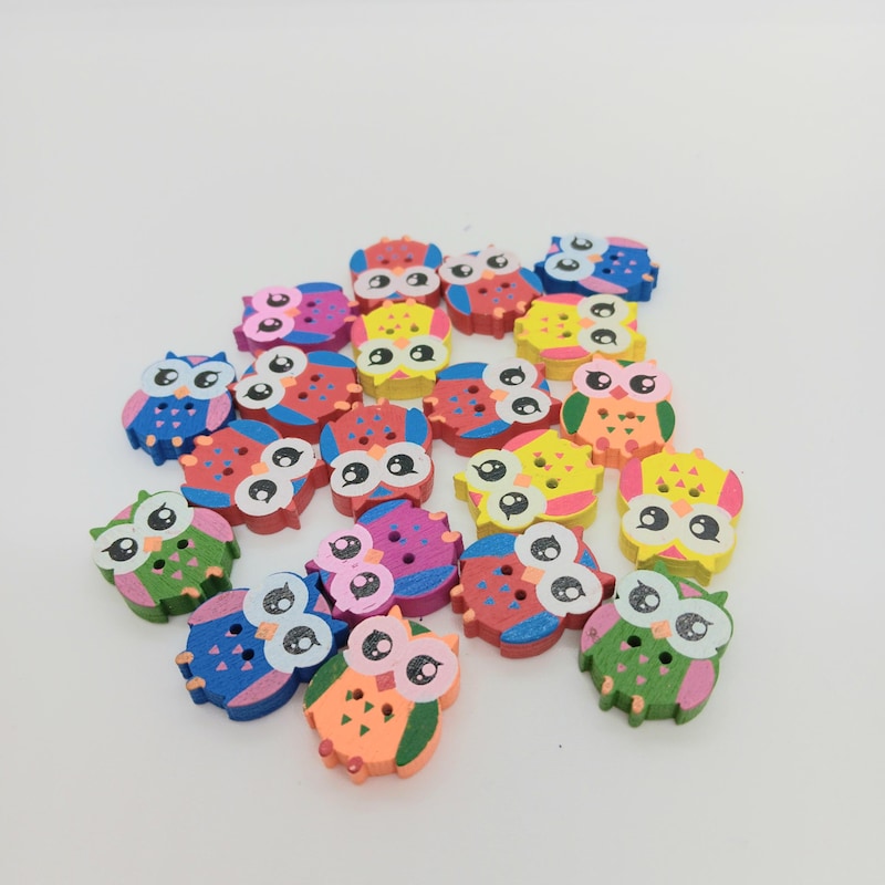 Owl Buttons - Etsy