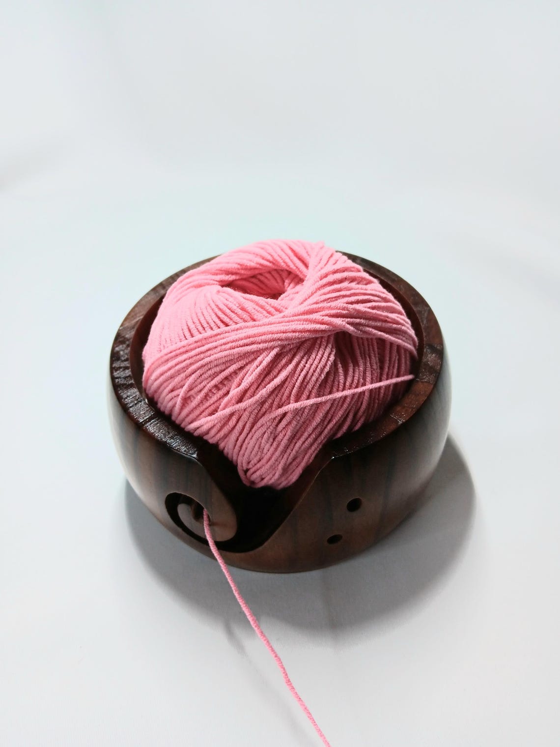Wooden Yarn Bowl, Yarn Storage Bowl, Storage for Yarn, Crochet ...