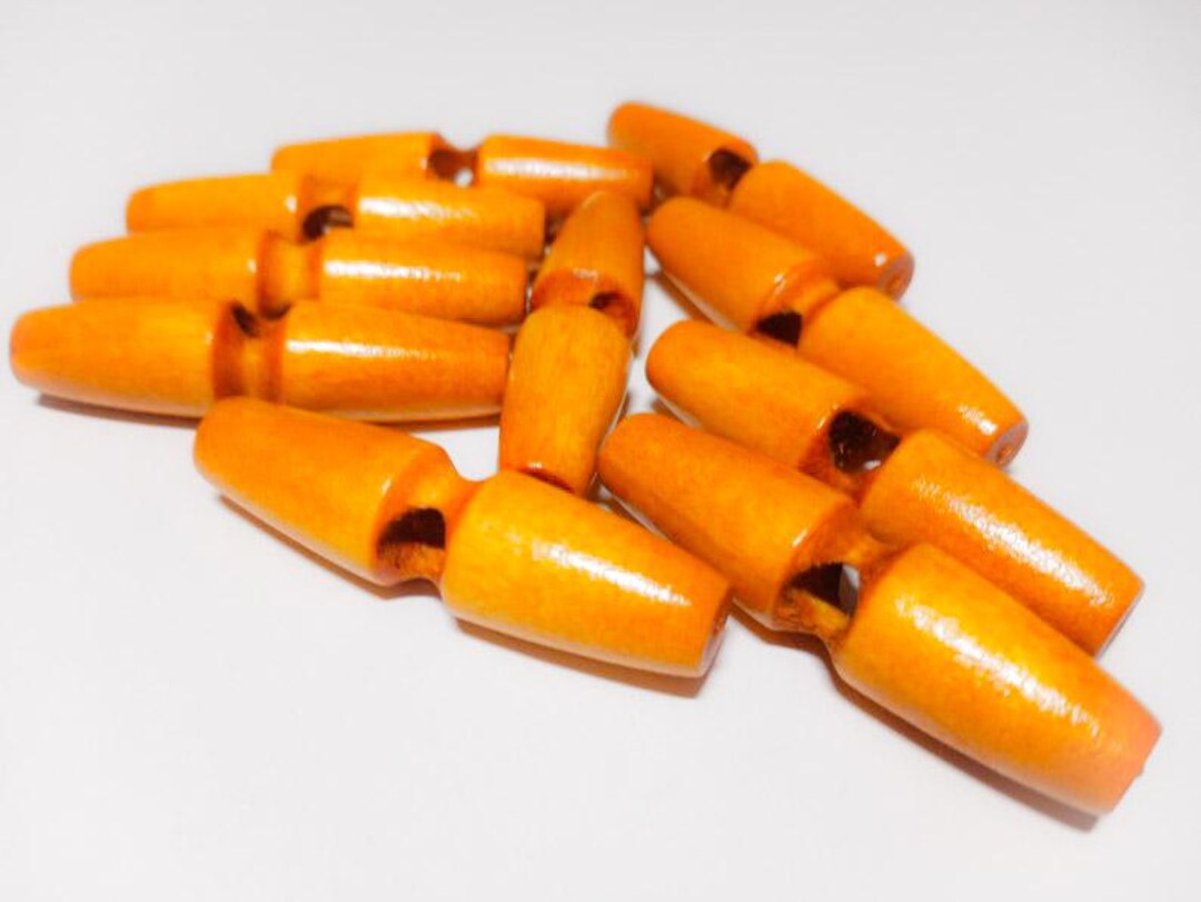 10 Pieces Toggle Garment Buttons 50mm, Sweater Buttons, Shirt Buttons ...