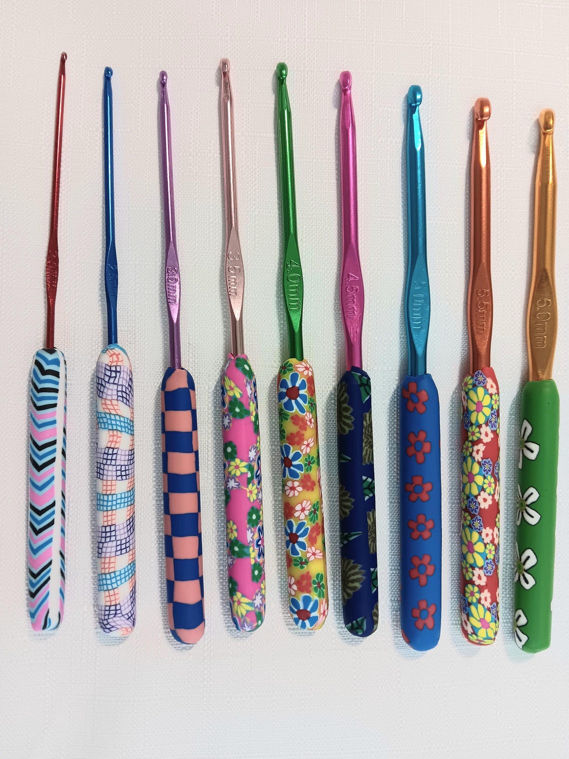 Crochet Hooks, Multi-color Crochet Hooks, Afghan Hooks, Crochet ...
