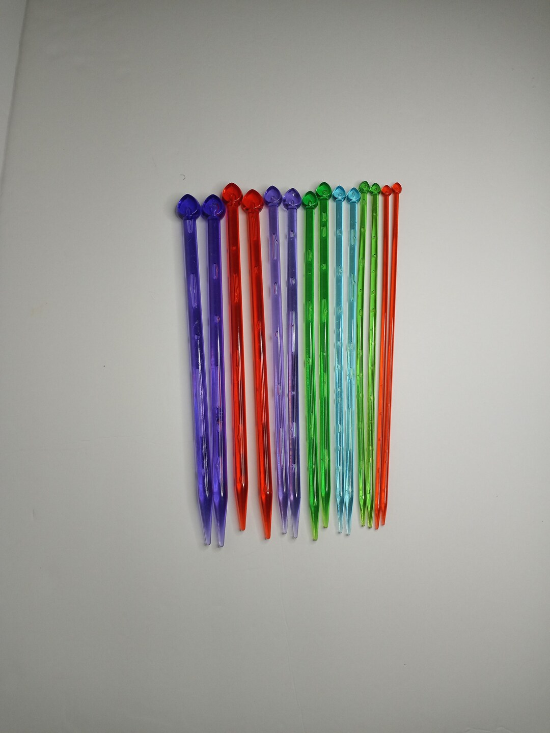 Plastic Knitting Needles Single Point Needles Sweater - Etsy
