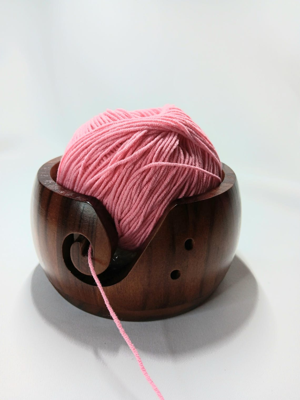 Wooden Yarn Bowl, Yarn Storage Bowl, Storage for Yarn, Crochet ...
