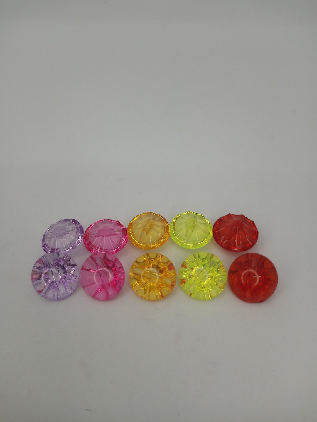 10 Pieces Transparent Crystal Buttons 12mm, Sweater Buttons, Shirt ...