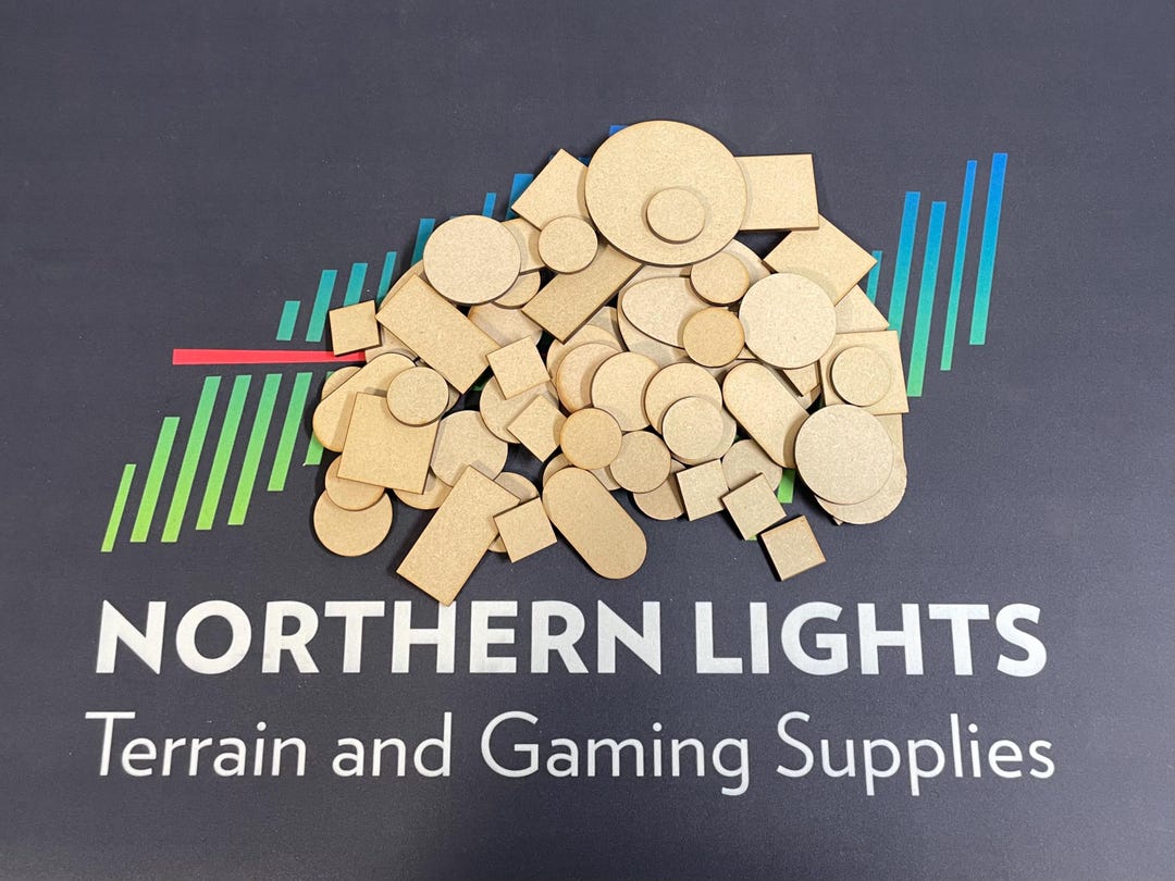 MDF Wargame Bases for Warhammer 40k, Bolt Action, Star Wars ...