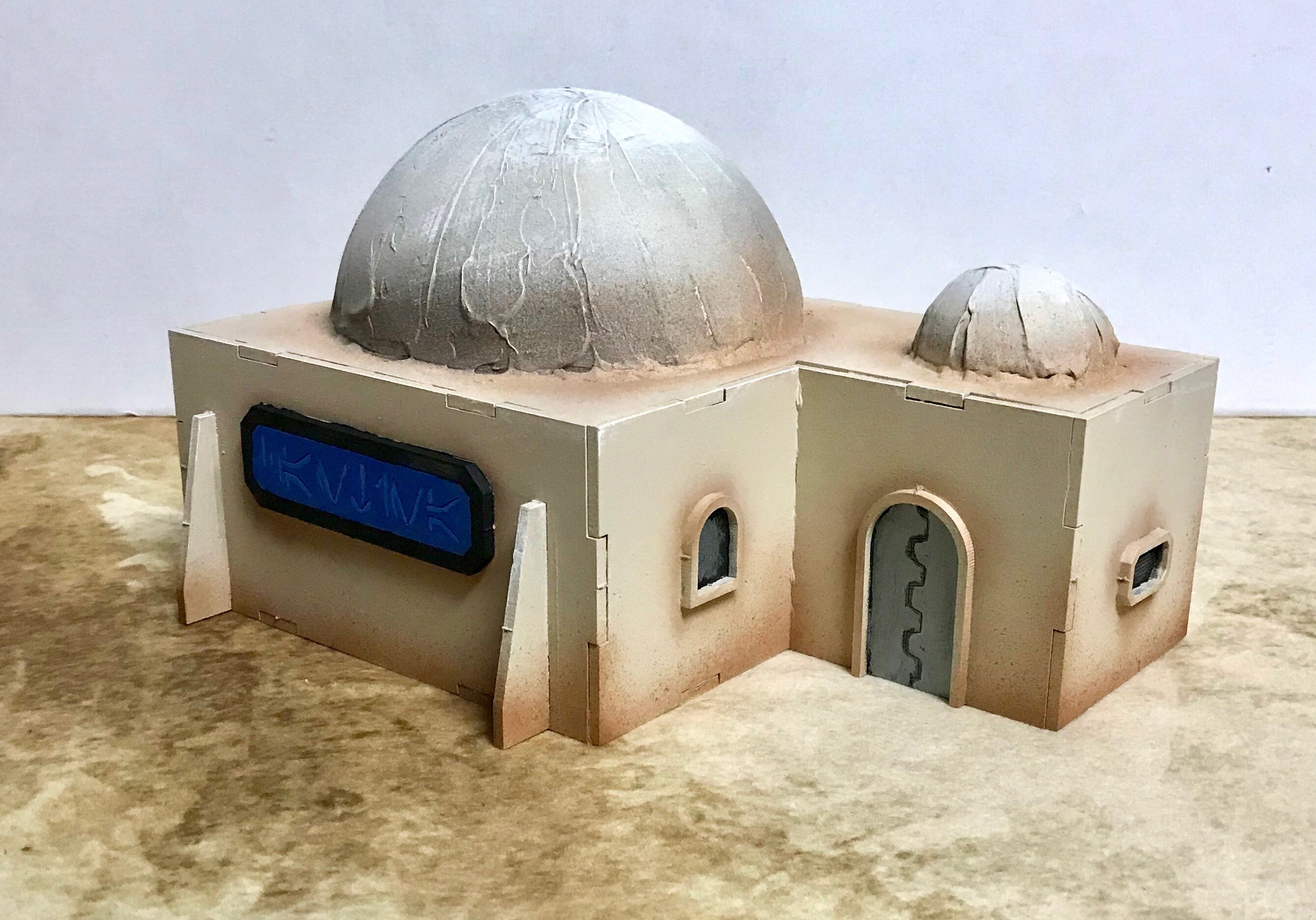 28mm to 40mm MDF Sci-fi Desert Buildings Set of 5 Terrain Pieces for ...