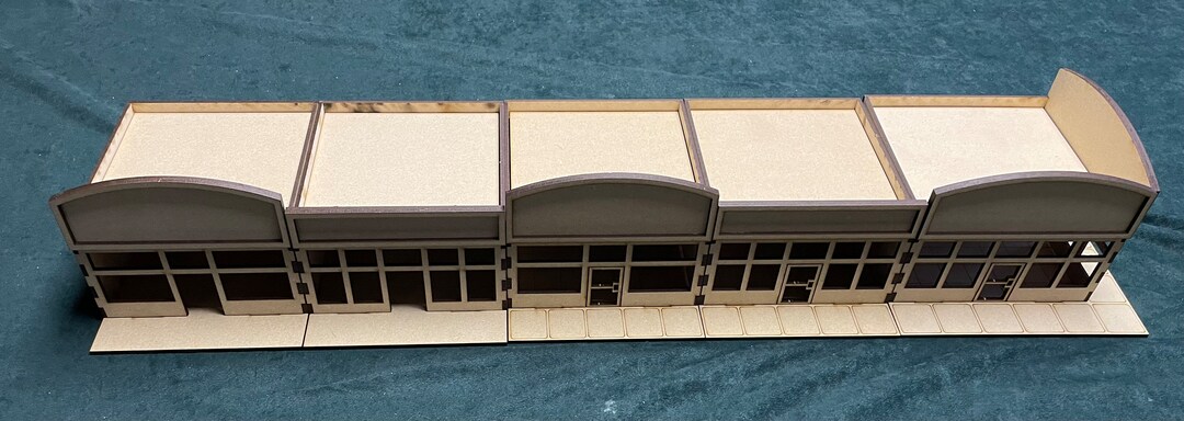 28mm to 35mm MDF SM901 – Strip Mall Set – 5 Buildings for Marvel Crisis ...
