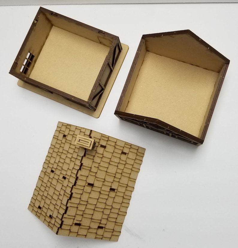 28mm to 35mm MDF Medieval / Fantasy Building Set – for Use With Age of ...