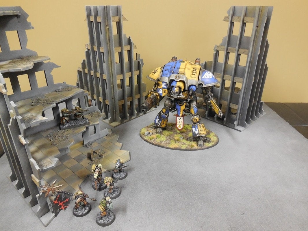 Warhammer 40k / Bolt Action Gothic Building Ruins Set 1 6 - Etsy Canada