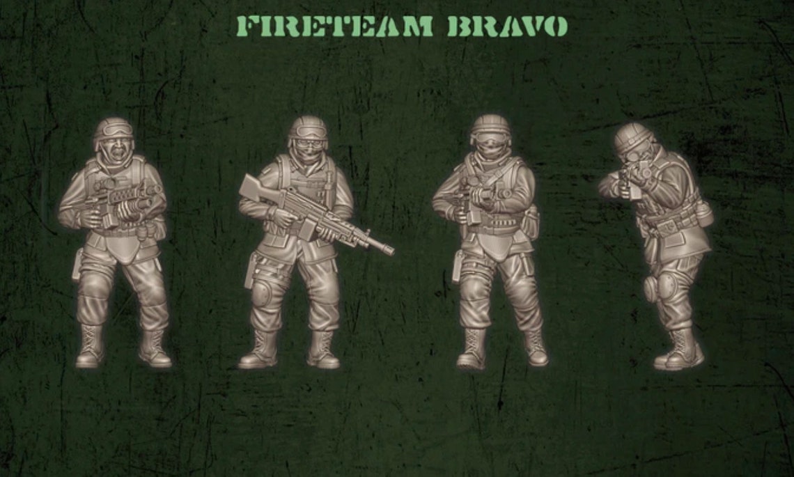 28mm/32mm Modern Wargame Miniatures USMC US Marine Core - Etsy