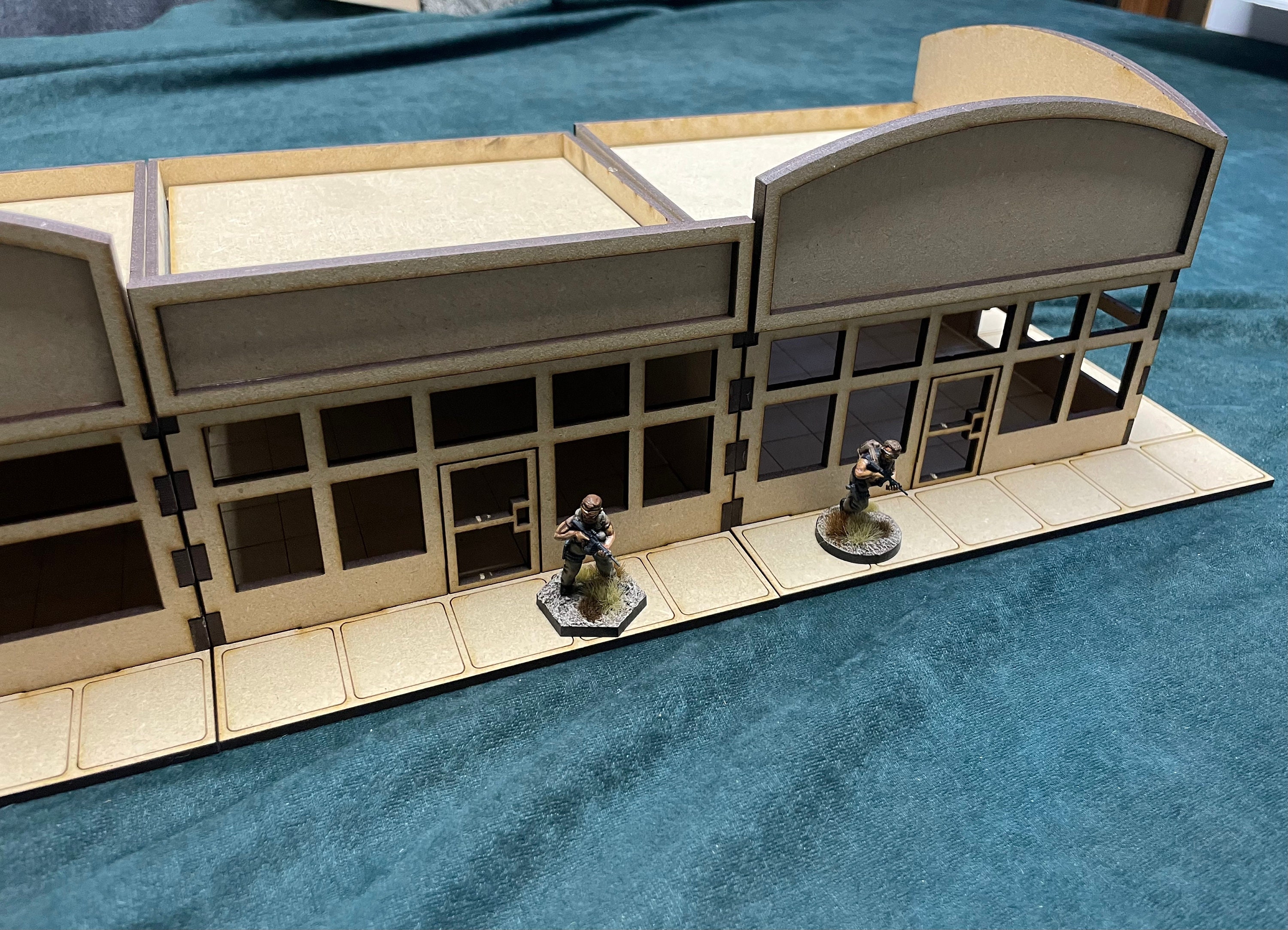 28mm to 35mm MDF SM901 Strip Mall Set 5 Buildings for Marvel Crisis ...