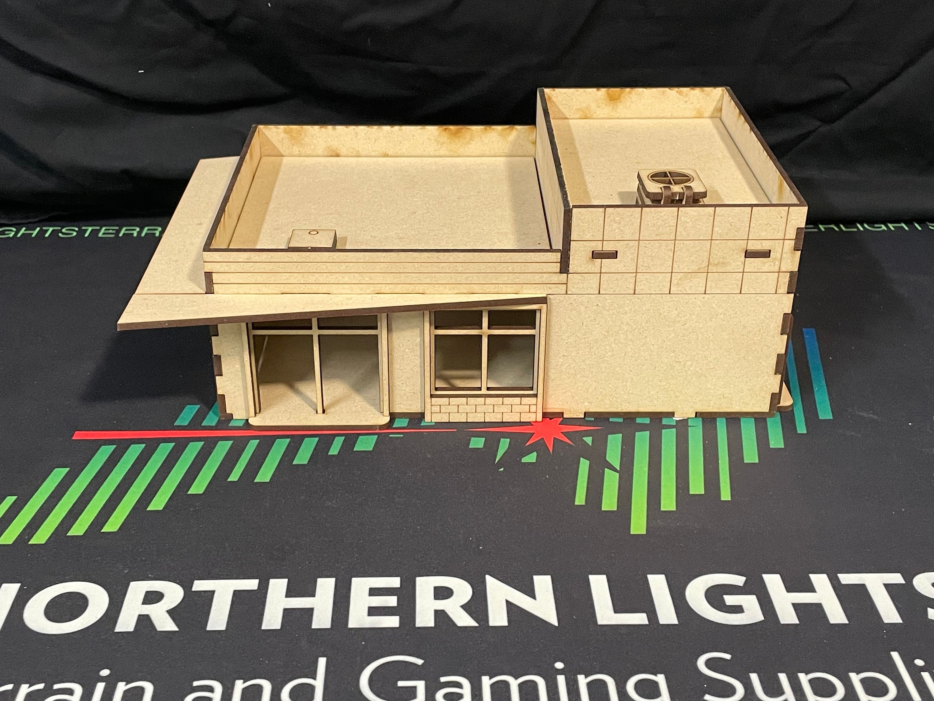 MDF Airport and Air Control Tower Terrain Set - 28mm - Marvel Crisis ...