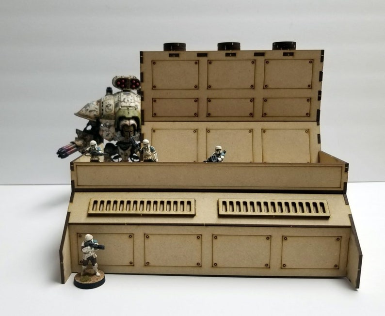 MDF Terrain Sci-fi Power Plant for Star Wars: Legion, Warhammer 40k ...