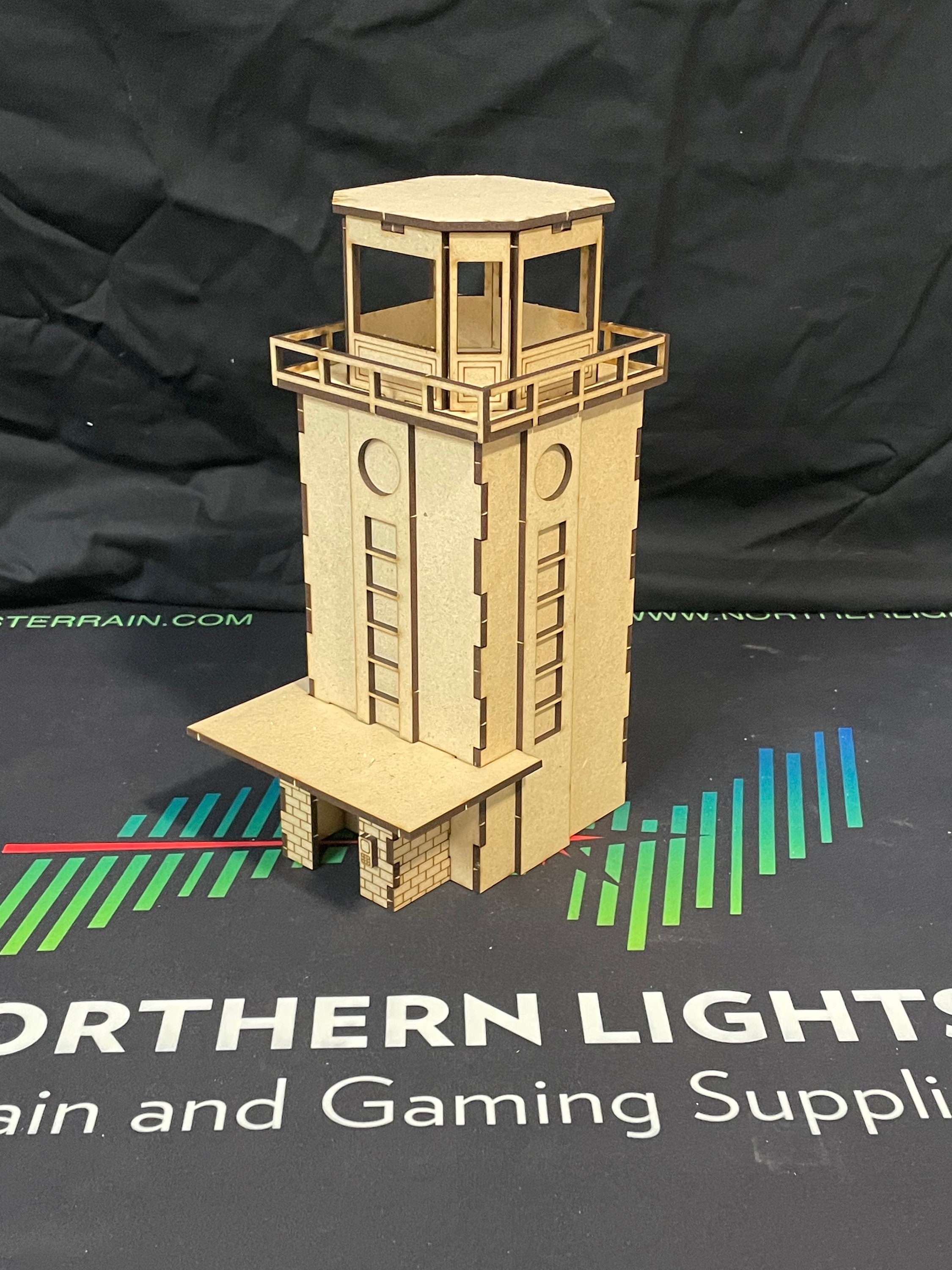 MDF Airport and Air Control Tower Terrain Set - 28mm - Marvel Crisis ...