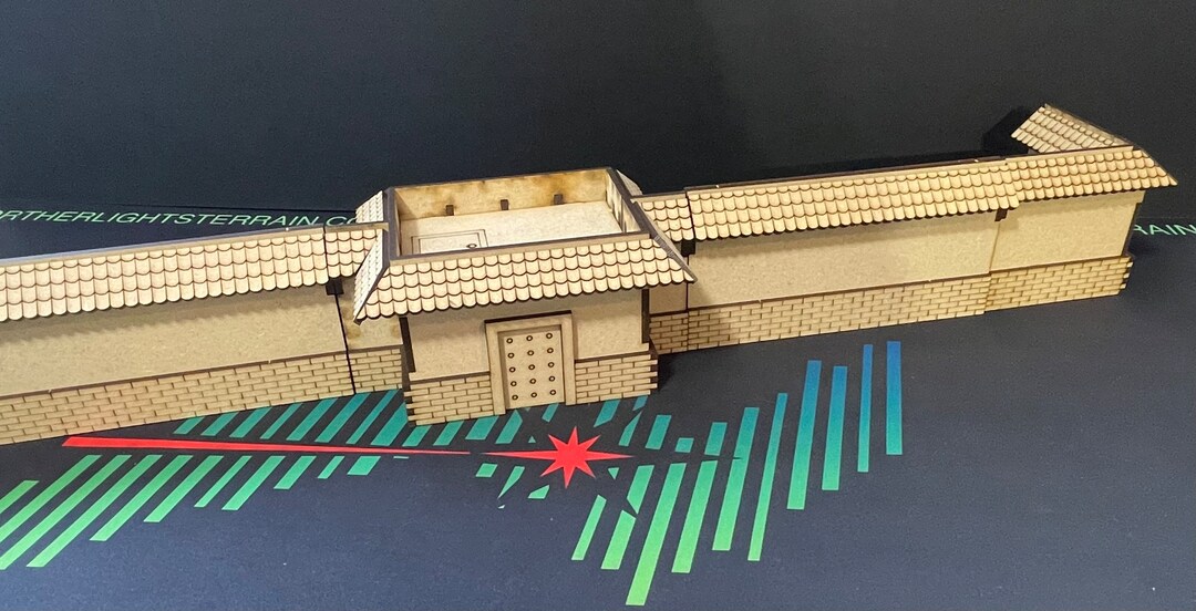 28mm Asian Style Temple Wall Set / Walled Town Set - Etsy