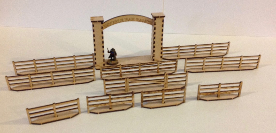 28mm to 35mm MDF Western Building Basic Set Set of Buildings - Etsy
