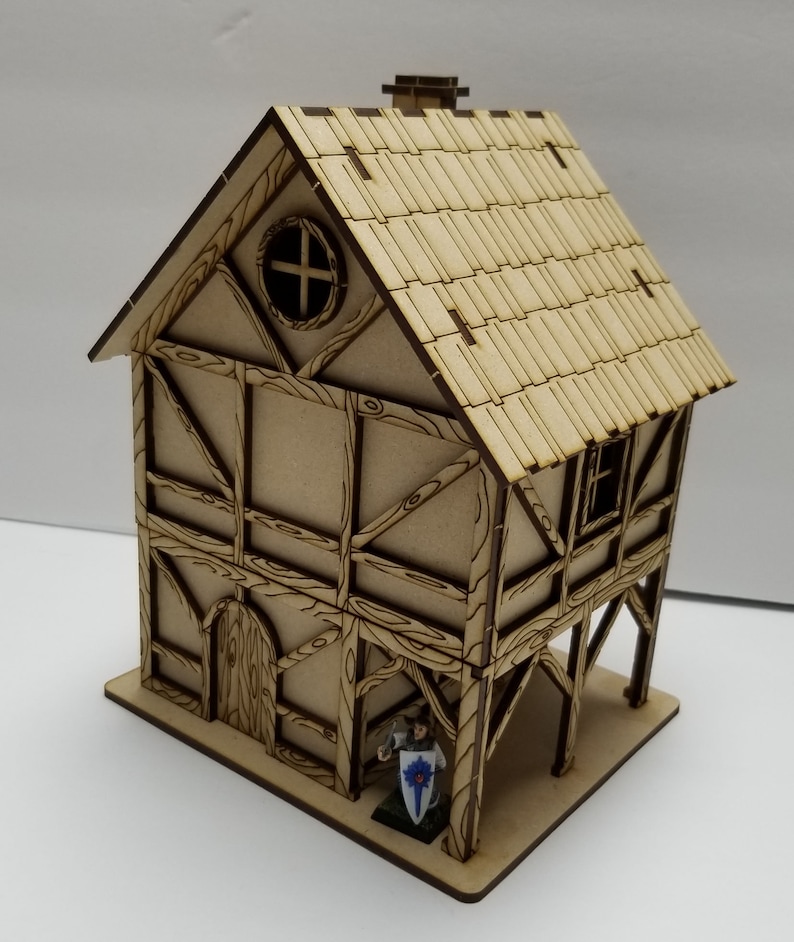 28mm to 35mm MDF Medieval / Fantasy Building Set for Use With Age of ...