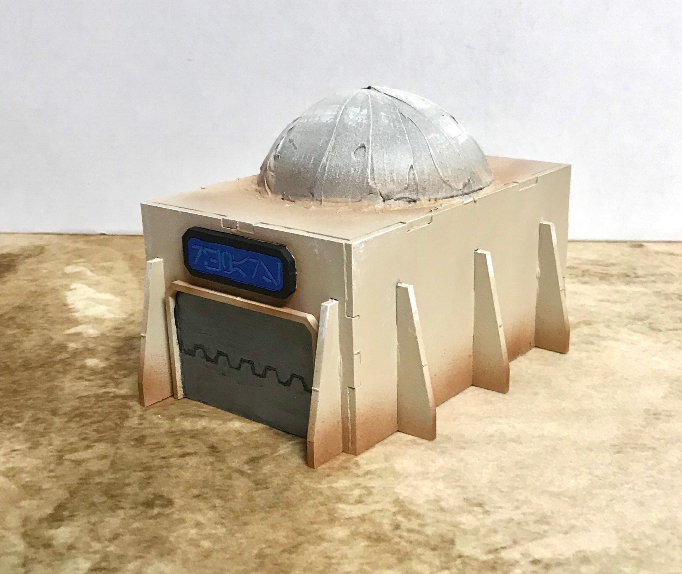 28mm to 40mm MDF Sci-fi Desert Buildings Set of 5 Terrain Pieces for ...